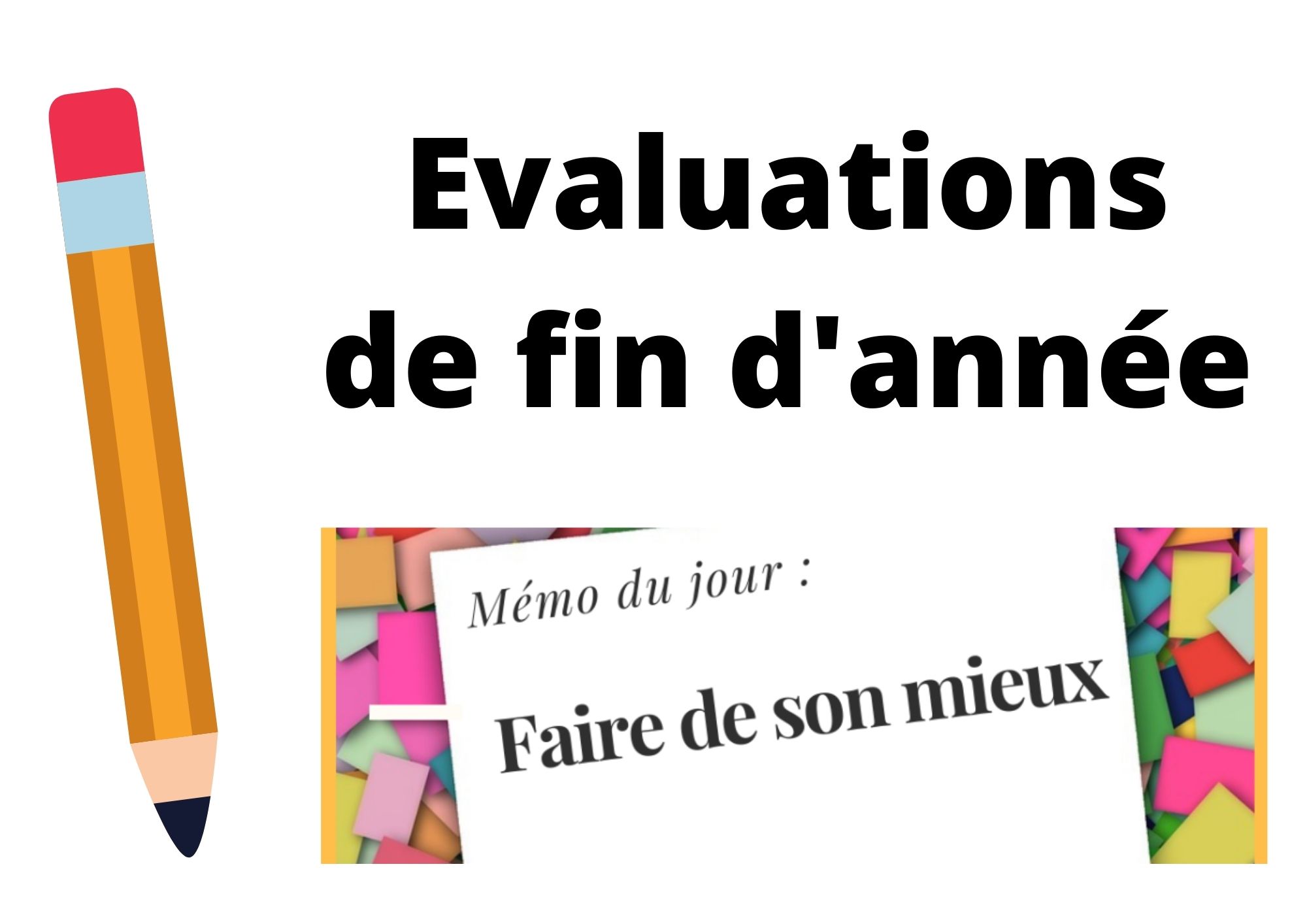 P1 – évaluations de fin d’année – Ecole des Carrières